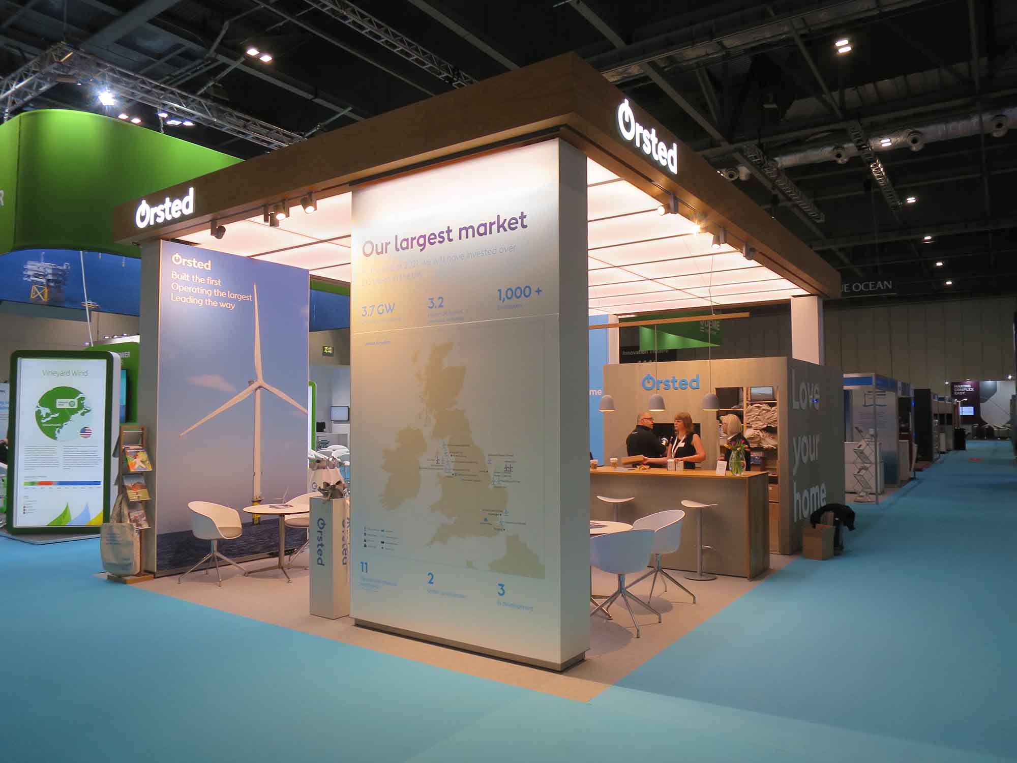 Ørsted branding and exhibitions